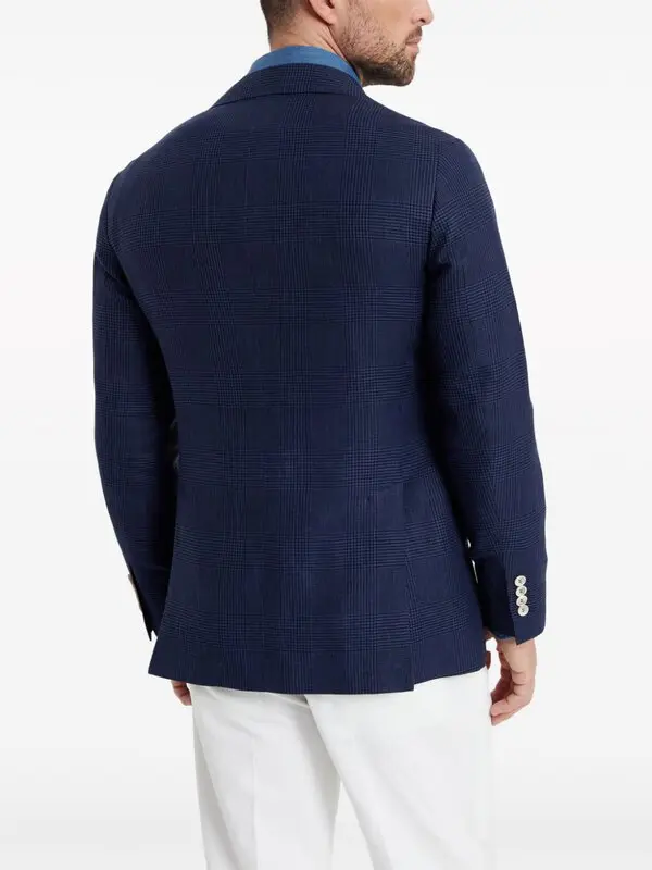 Brunello Cucinelli Single-breasted Linen Blazer