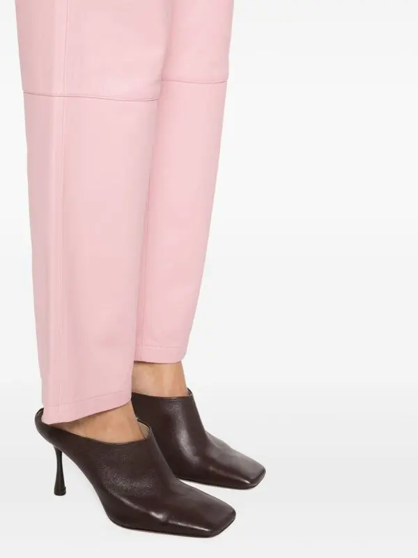 ARMA Tapered Leather Trousers