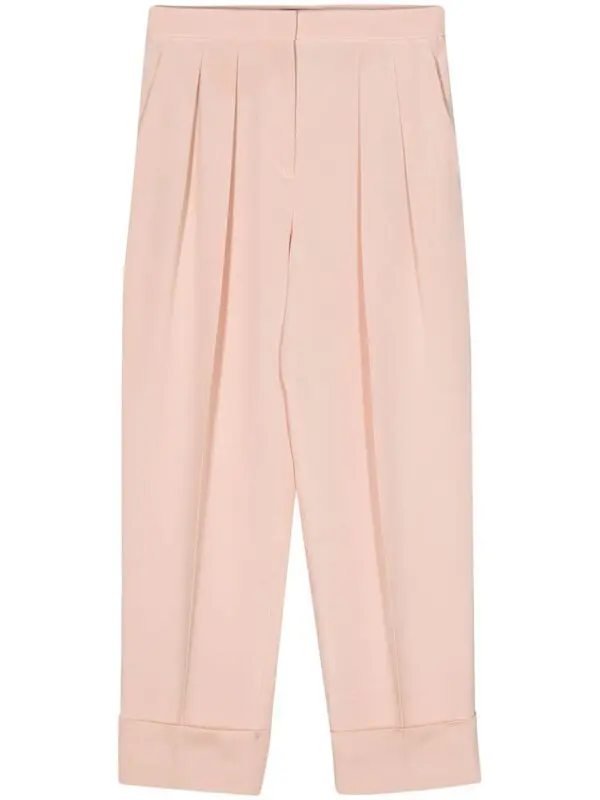 Giorgio Armani Glitter-detail Silk Trousers
