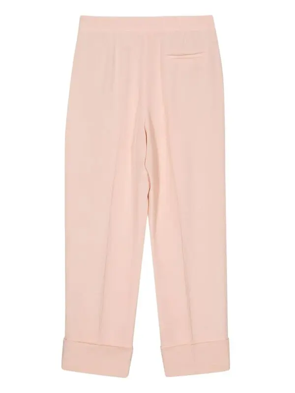 Giorgio Armani Glitter-detail Silk Trousers