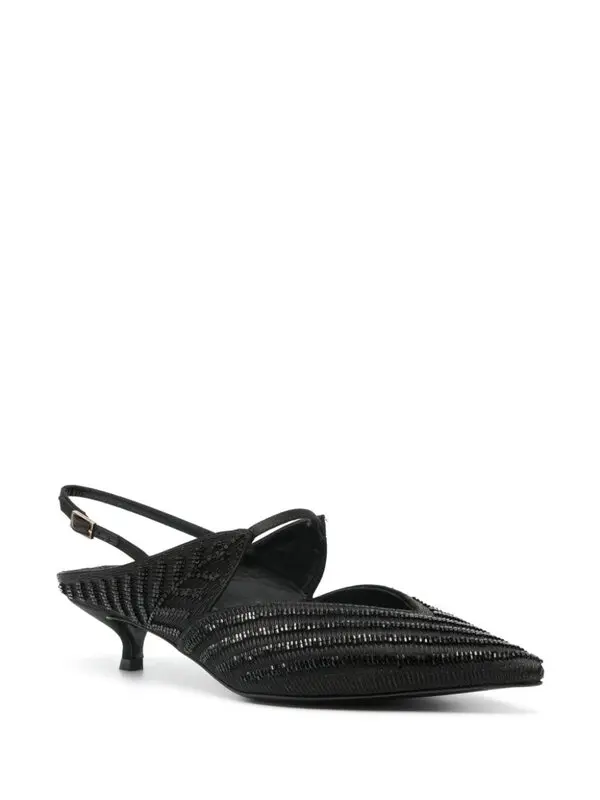 Giorgio Armani 35mm Bead-embellished Pumps