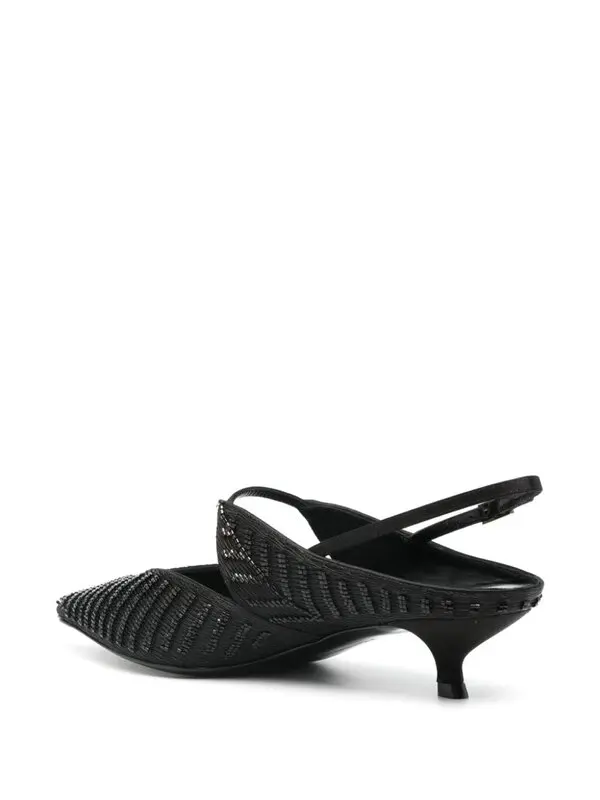 Giorgio Armani 35mm Bead-embellished Pumps