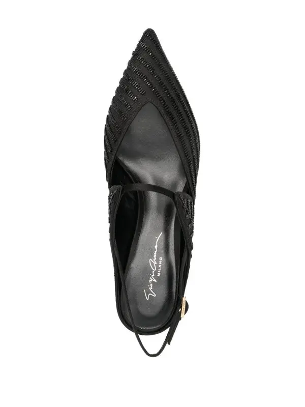 Giorgio Armani 35mm Bead-embellished Pumps