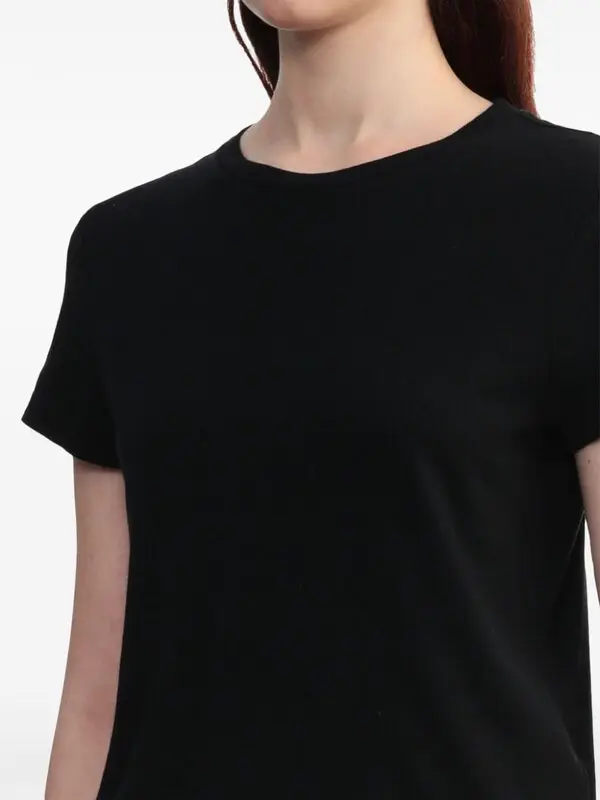 AGOLDE Adine Cotton T-shirt - Black