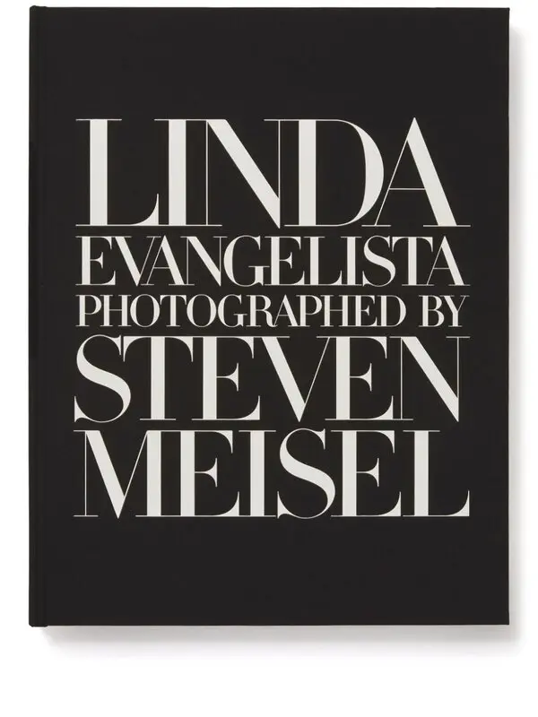 PHAIDON PRESS Linda Evangelista Photographed Steven Meisel Hardcover Book - Black