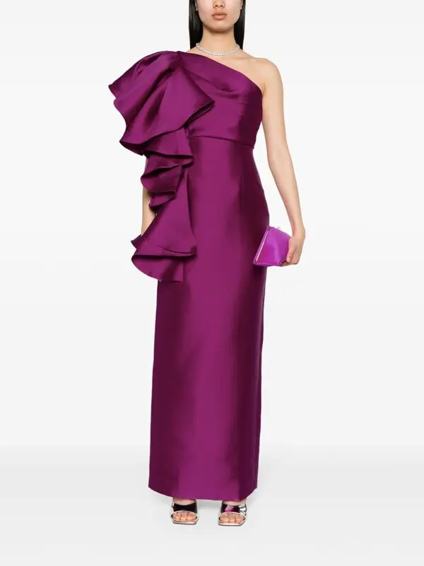 barneys evening dresses Solace London Barney Twill Maxi Dress In Pink - 59% Off