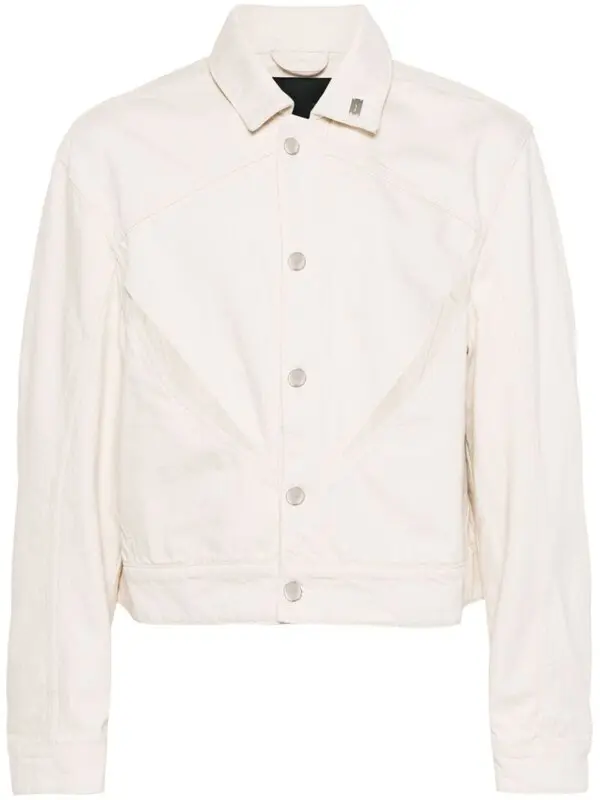 HELIOT EMIL Cut-out Denim Jacket