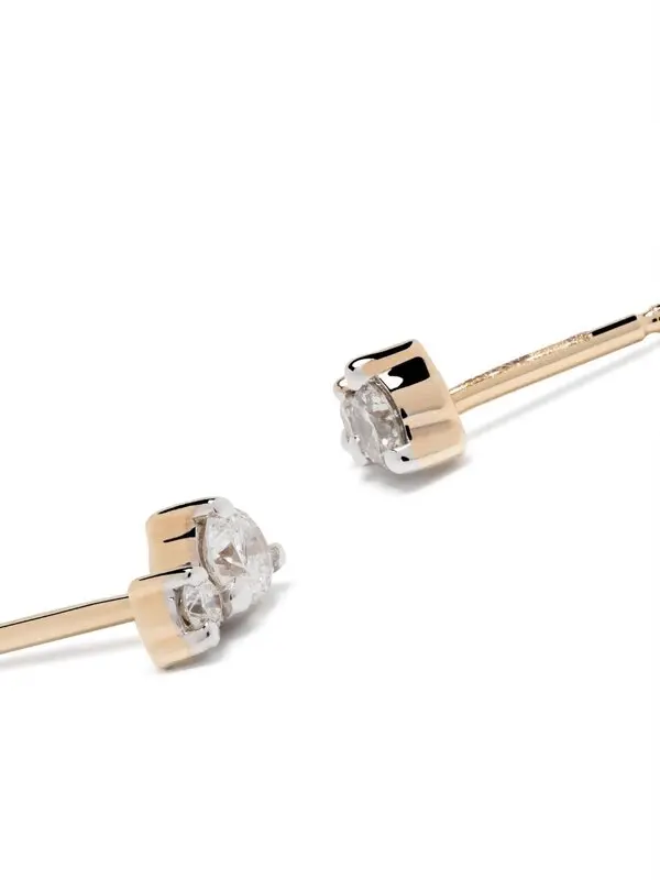 Adina Reyter 14kt Yellow Diamond Amigos Stud Earrings