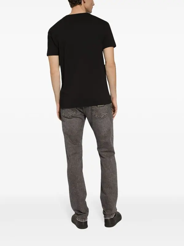 Dolce & Gabbana Dg-print Stretch-cotton T-shirt