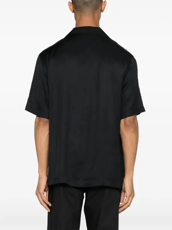 Versace Logo-tape Short-sleeve Shirt