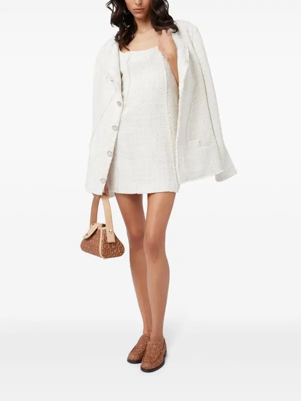 Gcds Tweed Mini Dress