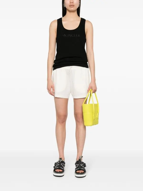 Moncler Logo-embroidered Tank Top - Black