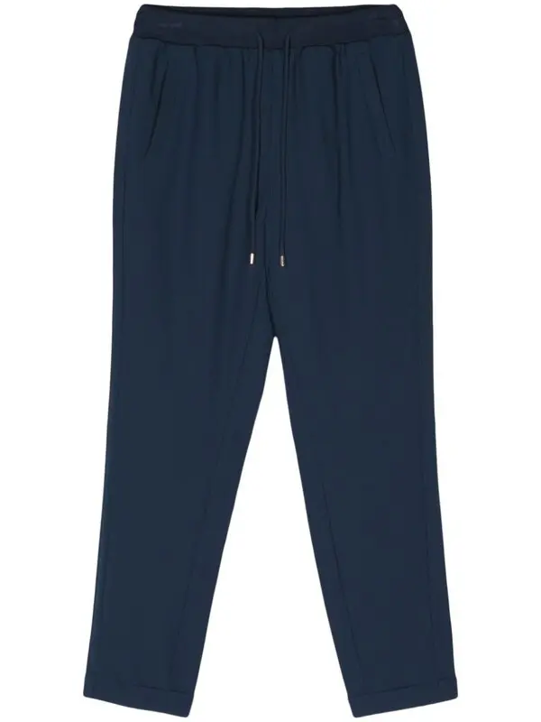 Liu Jo Mid-rise Tapered Trousers - Blue