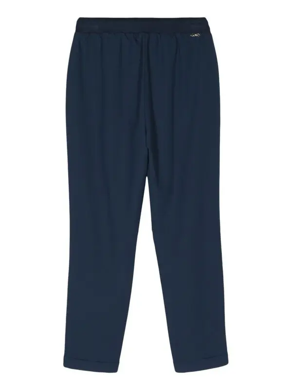 Liu Jo Mid-rise Tapered Trousers - Blue