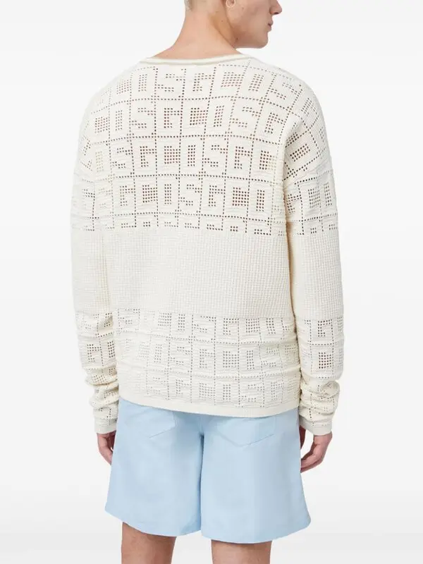 Gcds Monogram Macramé Jumper