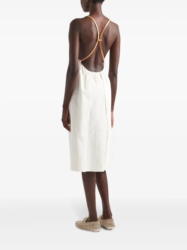 Prada Linen Midi Dress