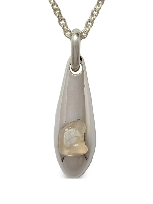 PARTS OF FOUR Chrysalis Pendant Necklace - Silver