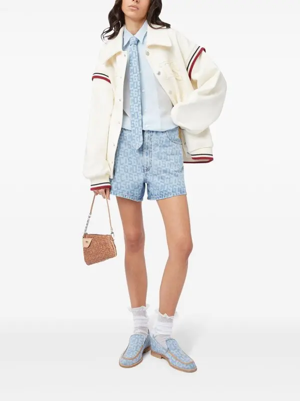 Gcds Logo-embroidered Bomber Jacket