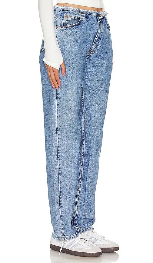 ALIGRACE Undone Mini Rise Customs Jeans