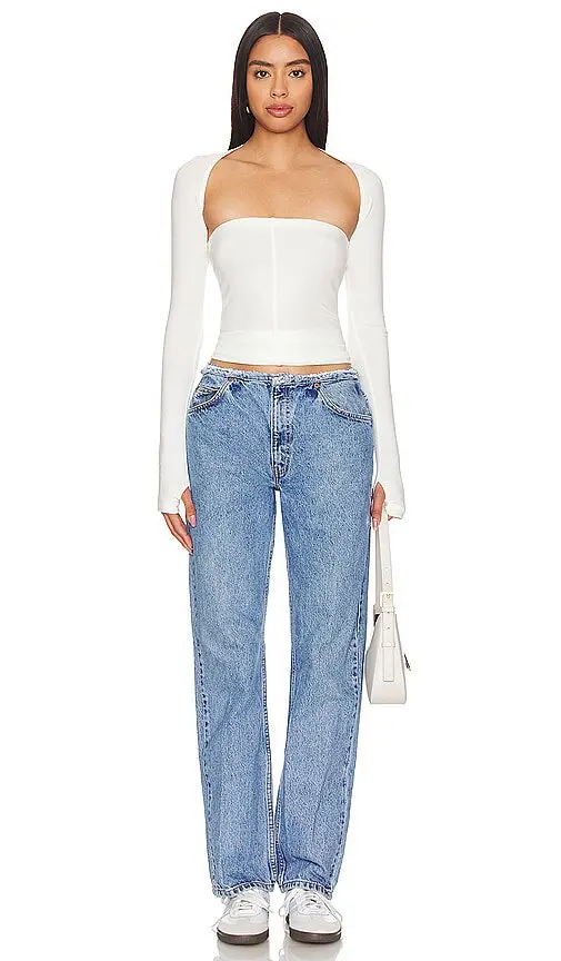 ALIGRACE Undone Mini Rise Customs Jeans
