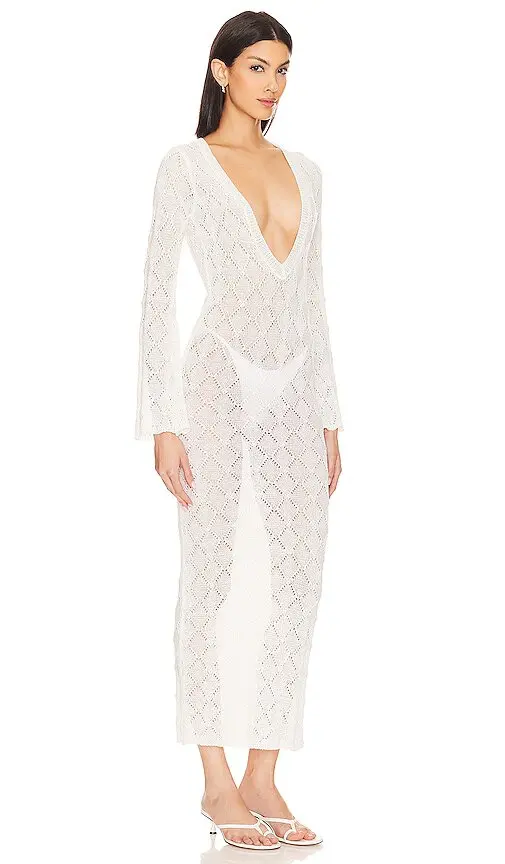MORE TO COME Dylan Deep V Maxi Dress
