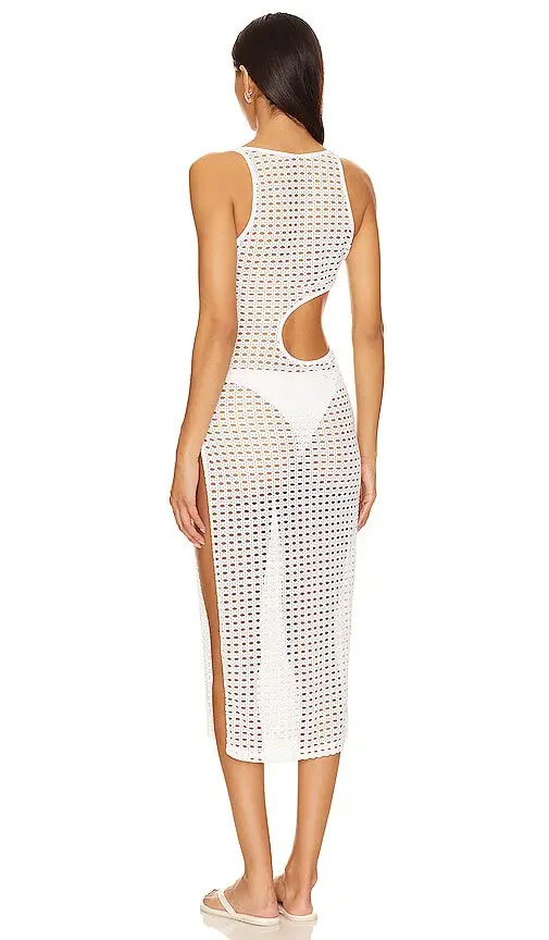 Lovewave The Carina Midi Dress In White - 69% Off | Editorialist