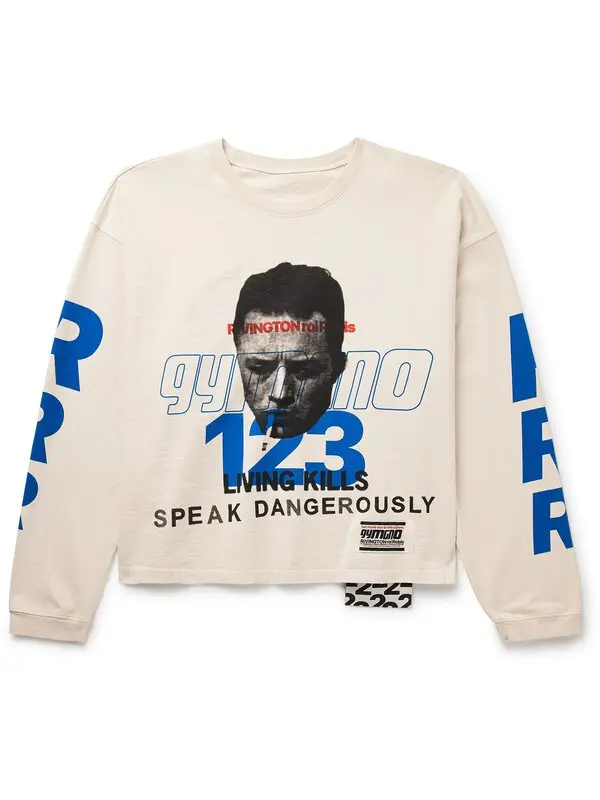 トップス RRR123 SPEAK DANGEROUSLY RRR123 - Speak Dangerously #2 Oversized Logo-Appliquéd