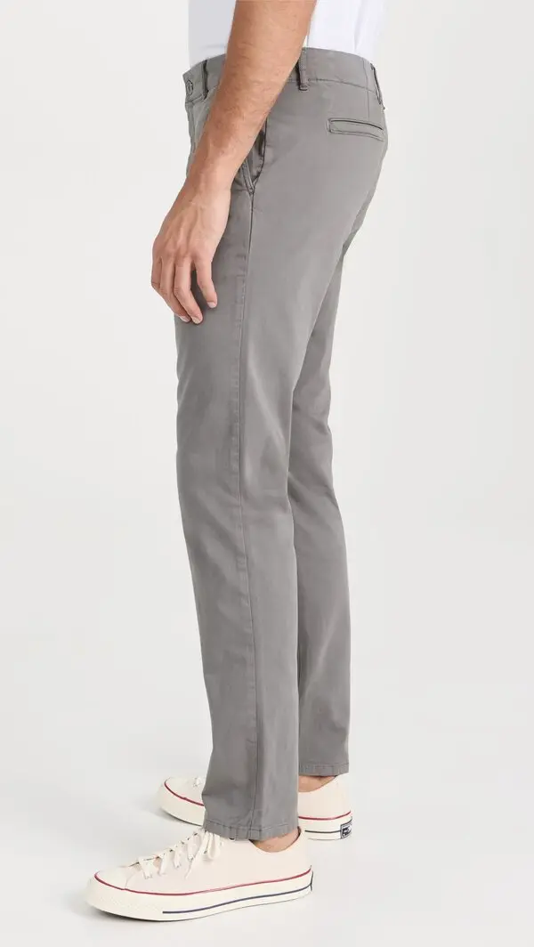 Paige Danford Stretch Sateen Chinos - Cool Slate