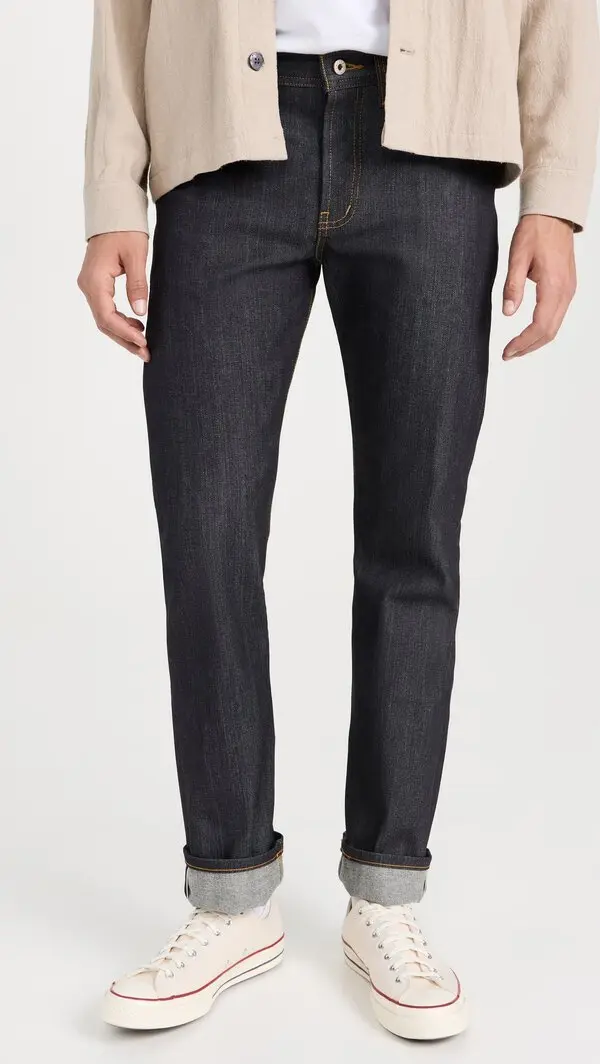 Naked & Famous Denim Left Hand Twill Selvedge Jeans - Indigo
