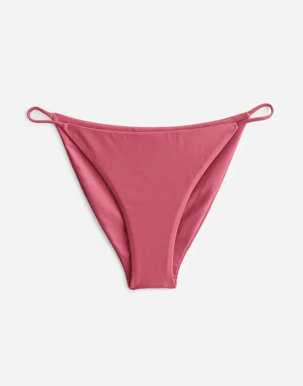 Madewell Jade Swim Bare Minimum Bikini Bottom - Berry