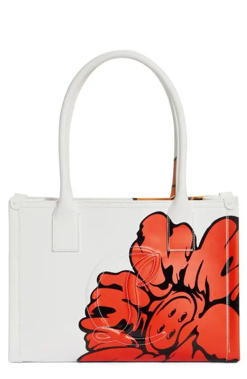 CHRISTIAN LOUBOUTIN X Shun Sudo Small My Side Button Flower Leather Tote
