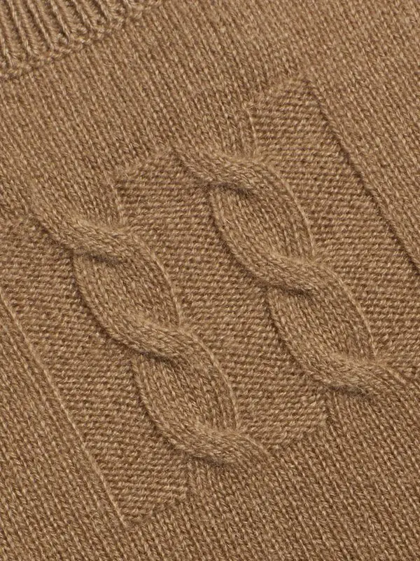 NILI LOTAN May Cashmere Sweater Vest - Tan