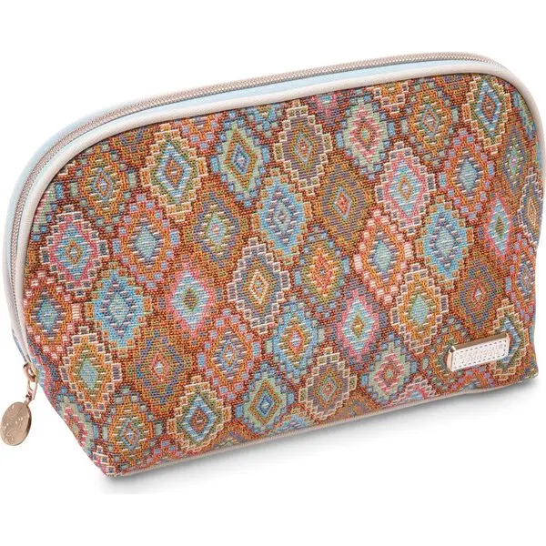 Stephanie Johnson Bodrum Kilim Lola Makeup Bag - Orange Multi