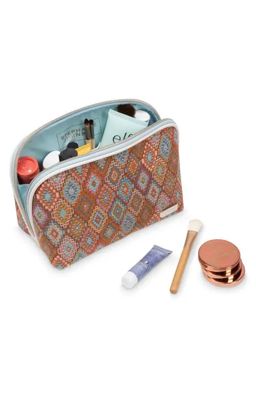 Stephanie Johnson Bodrum Kilim Lola Makeup Bag - Orange Multi