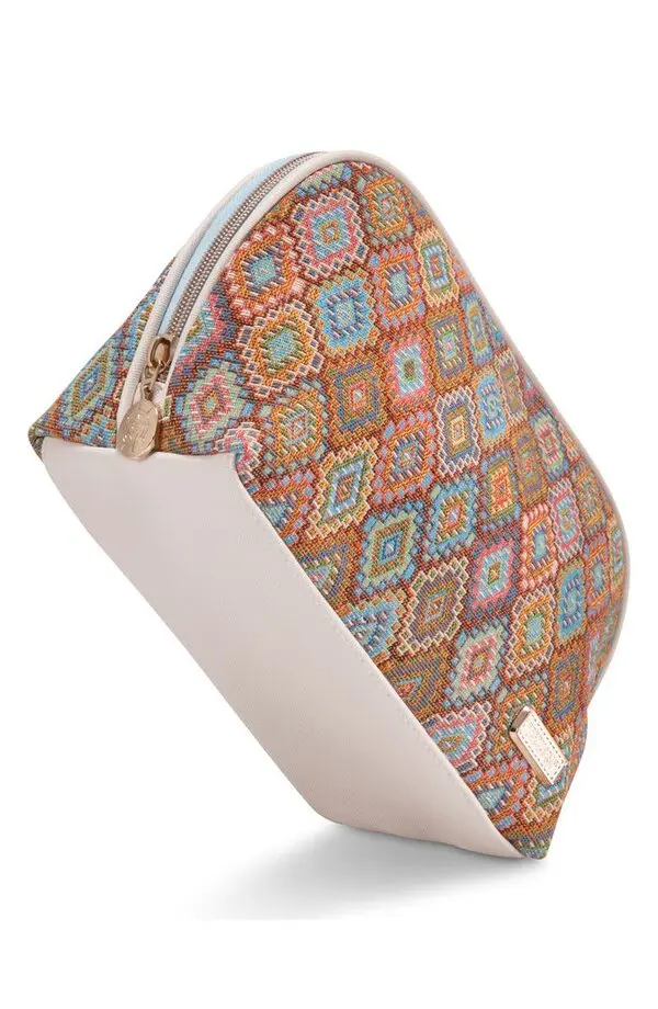 Stephanie Johnson Bodrum Kilim Lola Makeup Bag - Orange Multi