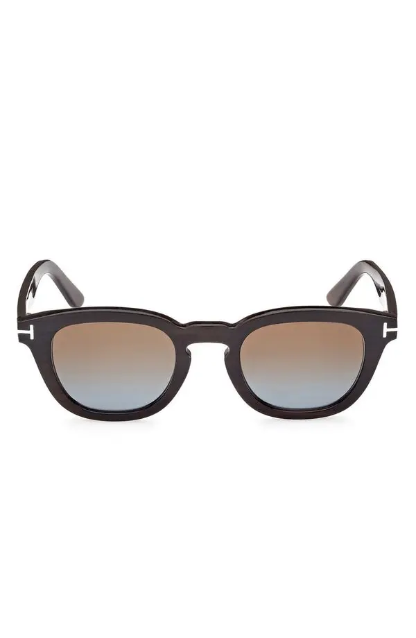 TOM FORD 48mm Gradient Polarized Sunglasses
