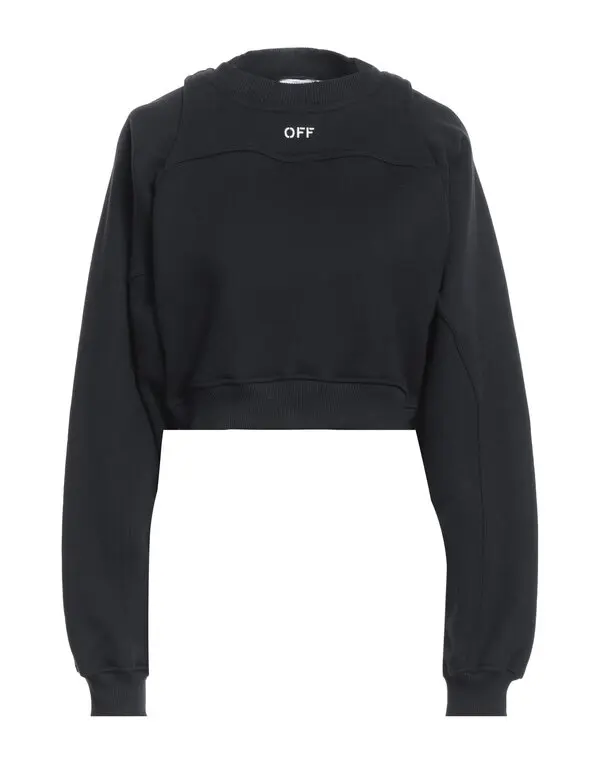 OFF-WHITE™ Cotton-blend Fleece Sweatshirt