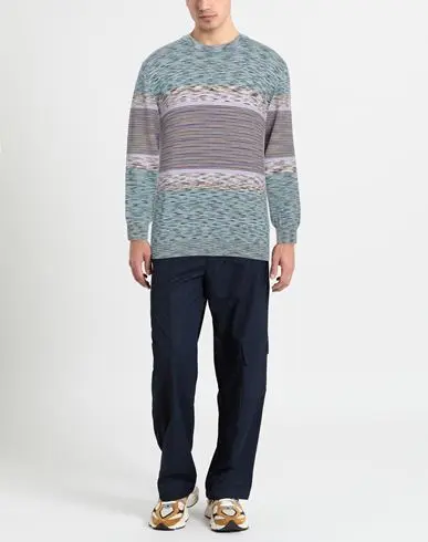 Missoni Striped Wool Sweater - Blue
