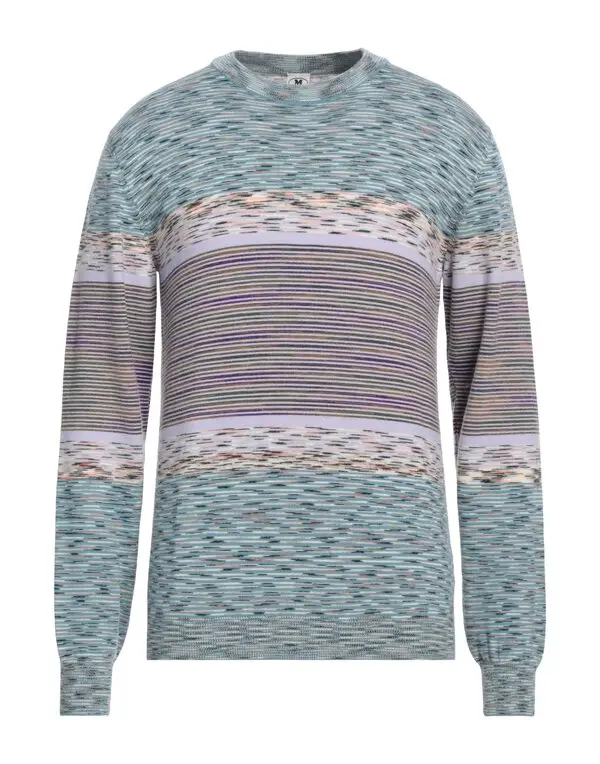 Missoni Striped Wool Sweater - Blue
