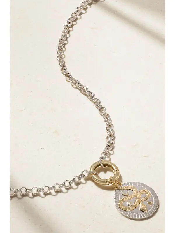 FOUNDRAE Wholeness 18-karat Diamond Necklace