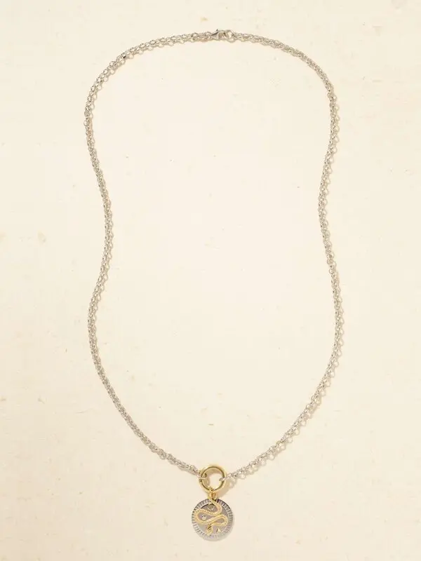 FOUNDRAE Wholeness 18-karat Diamond Necklace