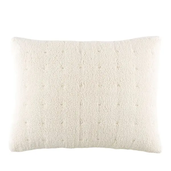 ANNIE SELKE Marshmallow Fleece Sham, Dutch Euro - Ivory
