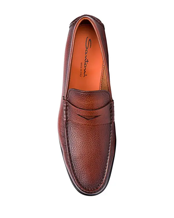 Santoni Positano Penny Loafers