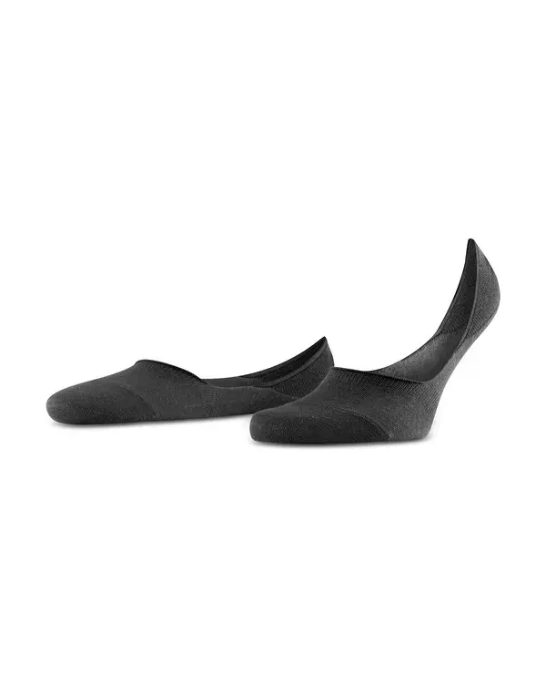 Falke Cotton Blend No Show Socks - Black