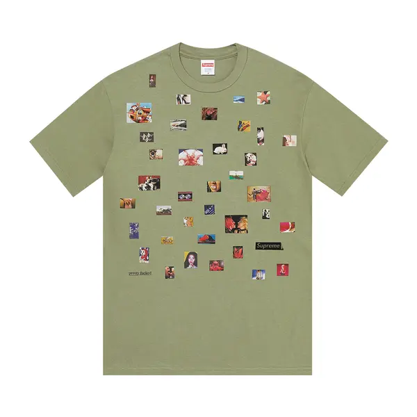 Supreme Pretty Fucked Tee 'light Olive - Green