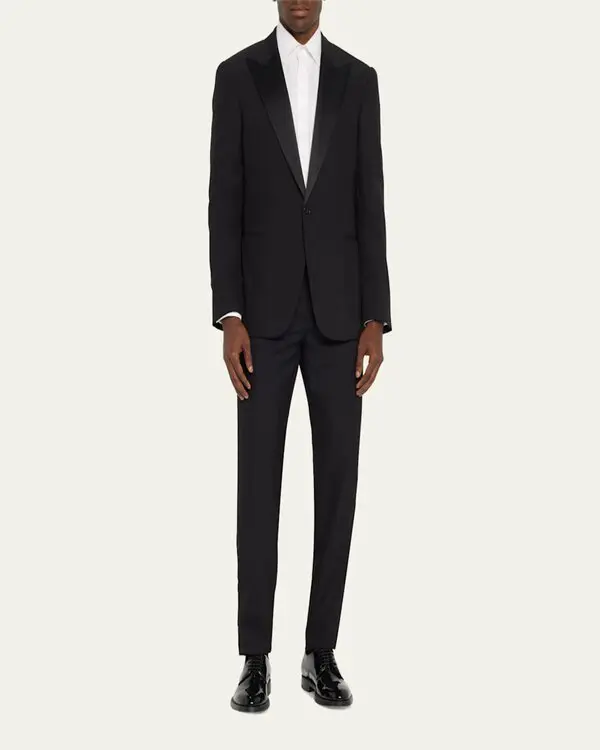 Ralph Lauren Purple Label Gregory Hand-tailored Wool Peak Tuxedo