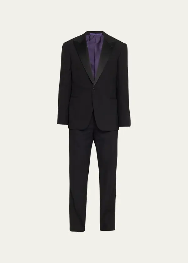 Ralph Lauren Purple Label Gregory Hand-tailored Wool Peak Tuxedo