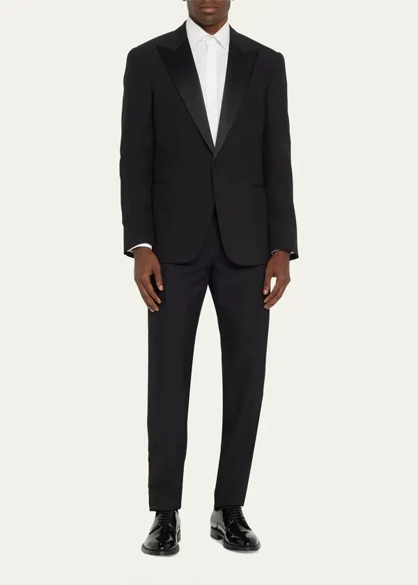 Ralph Lauren Purple Label Gregory Hand-tailored Wool Peak Tuxedo