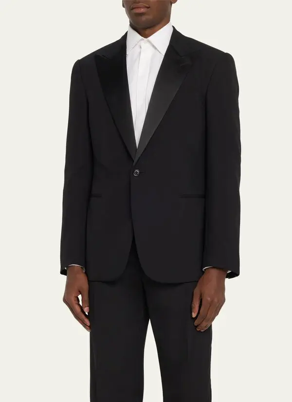 Ralph Lauren Purple Label Gregory Hand-tailored Wool Peak Tuxedo