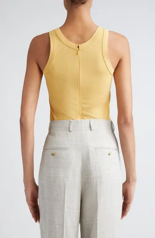 TOTEME Fluid Jersey Sleeveless Top - Cornsilk
